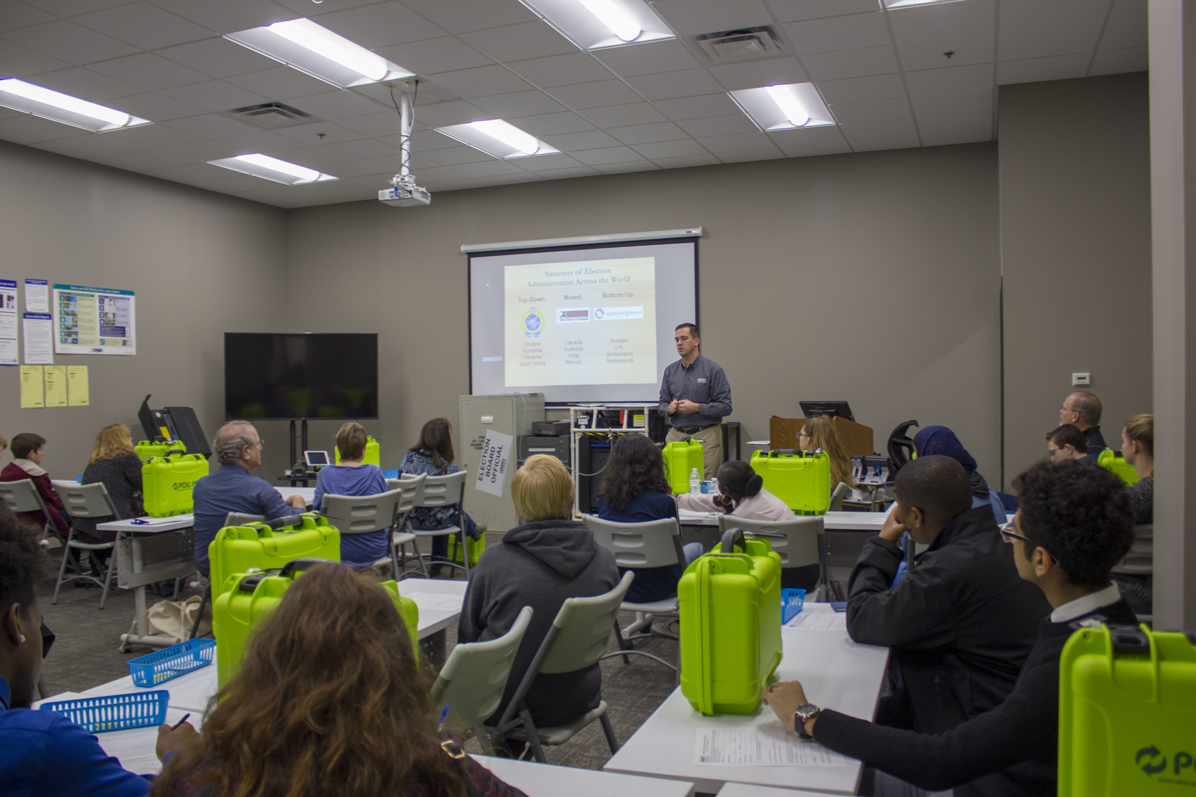Photos from Tour of the St. Louis County Election Board with Eric Fey ...